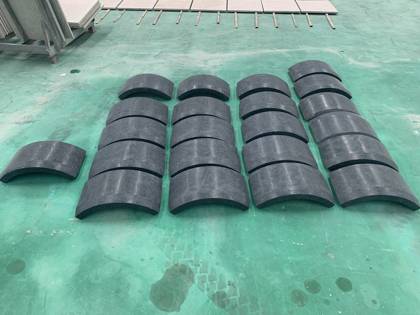 Angkor Black Granite Hollow Round Column Cladding