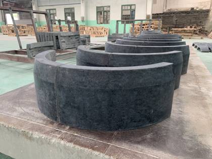 Angkor Black Granite Hollow Round Column Cladding
