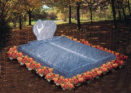 Customized Natural Stone Granite Monument Tombstone