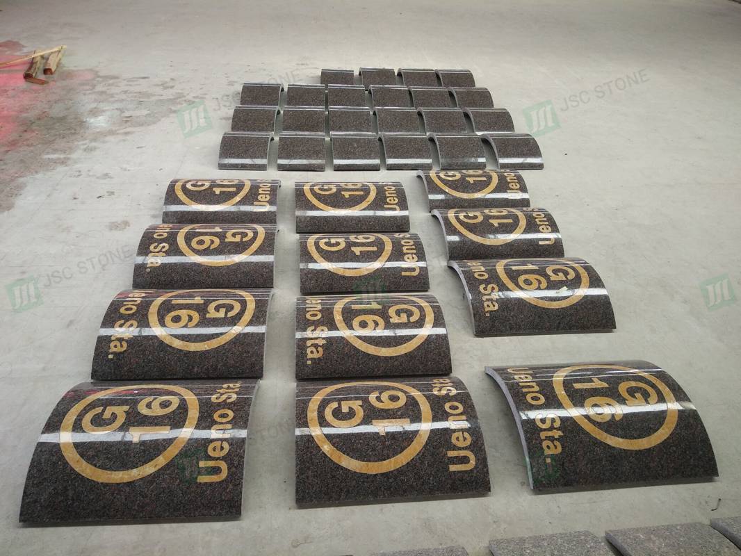 Monument grade Mahogany granite