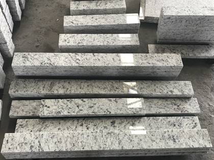 USA Prefabricated White Rose Granite Kitchen Countertop
