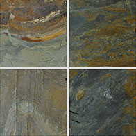 High quality cheap Black Rusty Slate Lava & Slate